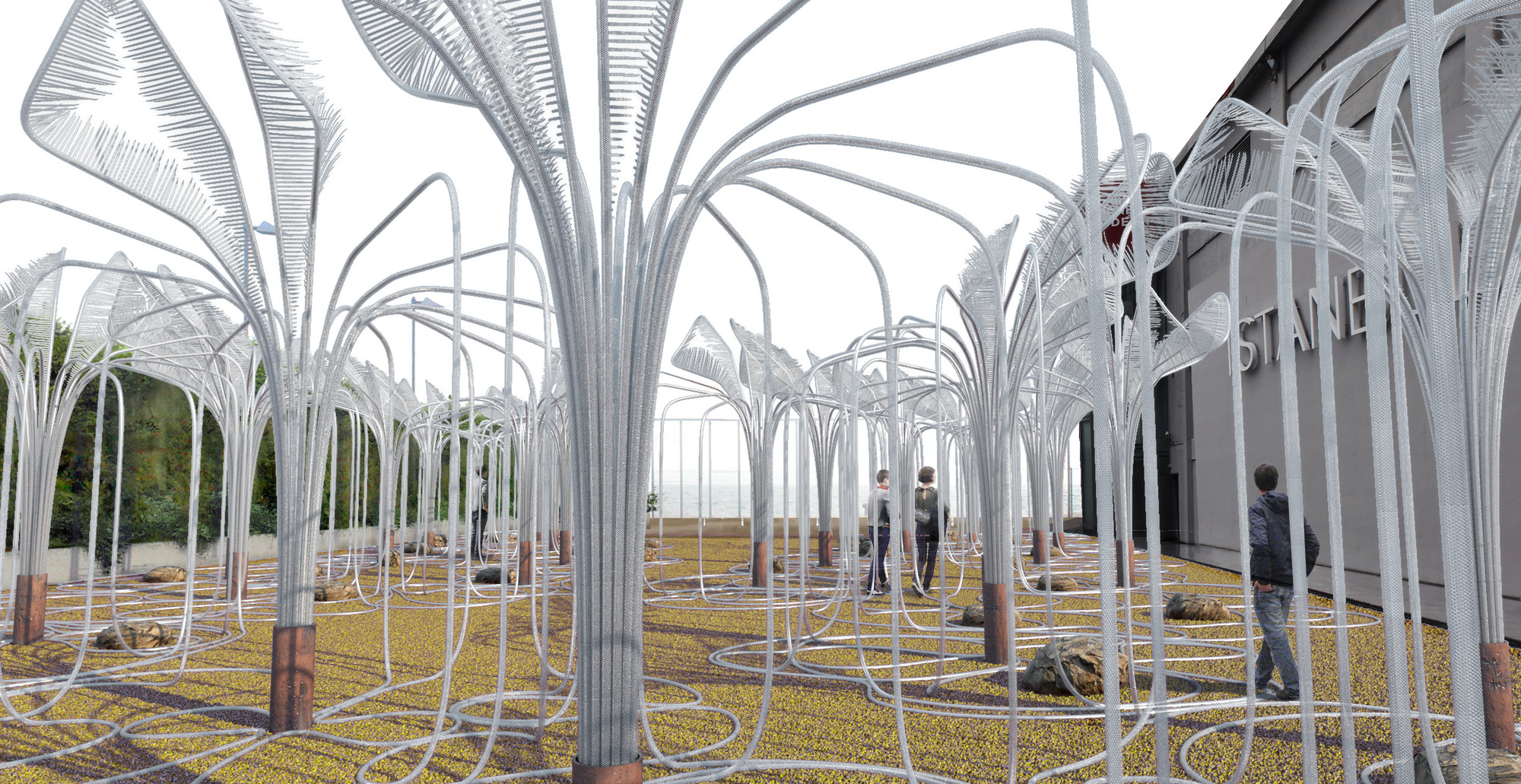 YAP 2015, Istanbul Modern Finalist: The Bosporus Grove by Young & Ayata: YAP 2015, Istanbul ...